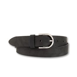 Bernd G&ouml;tz BERND G&Ouml;TZ Damen Lederg&uuml;rtel "Lederg&uuml;rtel mit Velours und Designschlie&szlig;e", schwarz, Gr. 85, Rindsleder, G&uuml;rtel