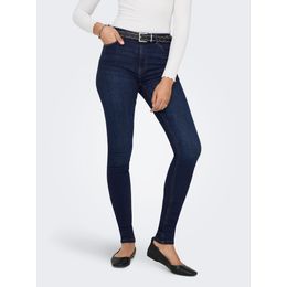 Only Damen Skinny-fit-Jeans "ONLPAOLA HW SK DNM AZGZ878", blau, Gr. XS, gepflegt, Denim/Jeans, Obermaterial: 98% Baumwolle, 2% Elasthan, Jeans