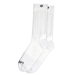 LASSO GEAR Kinder Tennissocken "Lasso Gear LASSO CREW Performance Compression Socks White", Gr. Sweiß, 62% Polyamid, 29% Polyester, 9% Elasthan,