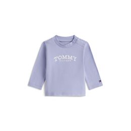 Tommy Hilfiger Kinder Langarmshirt, Gr. 86periwinkle dusk, Jersey, Obermaterial: 93% Baumwolle, 7% Elasthan, unifarben, Shirts