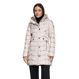 Betty Barclay Damen Outdoorjacke "Damen mit Kapuze"silber cloud, Gr. 44, Obermaterial: 88% Polyester, 12% Polyamid; Futter: 100% Polyester; F&uuml;llung: