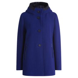 Gil Bret Damen Wolljacke "Damen mit Kapuze", blau, Gr. 40, Obermaterial: 100% Schurwolle. Besatz: 100% Polyamid. Futter: 100% Polyamid. Futter2: 100%