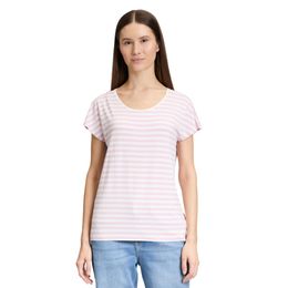 Cartoon Damen Kurzarmshirt "Damen mit Rundhalsausschnitt", rosa, Gr. 34, Obermaterial: 96% Viskose, 4% Elasthan, Shirts, Sonstiges