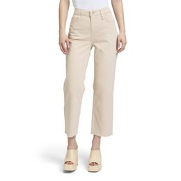 Cartoon Damen Ankle-Jeans "Damen mit offenem Saum"oat milk, Gr. 42, Obermaterial: 90% Baumwolle, 7% Polyester, 3% Elasthan, Jeans