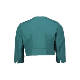 Vera Mont Damen Bolerojacke "Damen mit Kellerfalten", gr&uuml;n, Gr. 40, Satin, Obermaterial: 90% Polyester, 10% Elasthan, Jacken