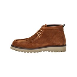 Marc O'Polo MARC O'POLO Herren Schn&uuml;rstiefelette "Marc O'Polo Stiefelette Veloursleder", Gr. 45cognac, Veloursleder, Schuhe