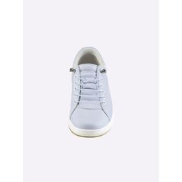 Andrea Conti Damen Sneaker, Gr. 40hellblau, Glattleder, Leder, Rindsleder, Schuhe