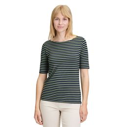 Betty Barclay Damen Kurzarmshirt "Damen mit U-Boot-Ausschnitt", bunt, Basic, Gr. 36, Jersey, Obermaterial: 95% Viskose, 5% Elasthan, Shirts