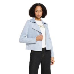 Cartoon Damen Jackenblazer "Damen mit offenem Saum"blau blizzard, Gr. 44, Obermaterial: 90% Polyester, 10% Elasthan, Blazer