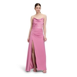 Vera Mont Damen Abendkleid "Damen figurbetont", rot, Gr. 42, Satin, Obermaterial: 97% Polyester, 3% Elasthan; Futter: 100% Polyester, Kleider,
