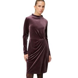 Zero Damen Samtkleid "Damen mit Raffungen"palazzo, festlich, Gr. 40, glänzend, Samt, Obermaterial: 95% Polyester, 5% Elastan. Ärmelfutter: ohne