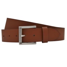AnnaMatoni Damen Ledergürtel "AnnaMatoni Herren Ledergürtel Zeitloses Design Gürtel 4cm breit"cognac 640, Gr. 120, 100% Leder, Gürtel