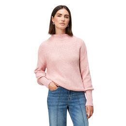 Strickpullover Zero "Damen mit Pailletten", Damen, Gr. 44, rosros, Strick, Obermaterial: 1% Polyester, 24% Polyacryl, 75% Baumwolle, unifarben, figurumspielend normal, weit B&uuml;ndchen krempelbar, Pullover Strickpullover, Pailletten