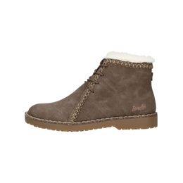 Blowfish Damen Schn&uuml;rstiefelette "Blowfish Stiefelette Lederimitat/Textil", Gr. 37taupe, Lederimitat, Textil, Schuhe