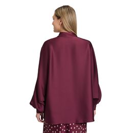 Vera Mont Damen Satinbluse "Damen mit Kragen"deep dahlia, Gr. 42, Obermaterial: 100% Polyester, Blusen
