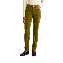 Marc O'Polo MARC O'POLO Damen 5-Pocket-Hose "aus Organic Cotton-Stretch-Mix"deep pea, Gr. 30, unifarben, Obermaterial: 78% Baumwolle, 20% Viskose, 2% Elasthan;