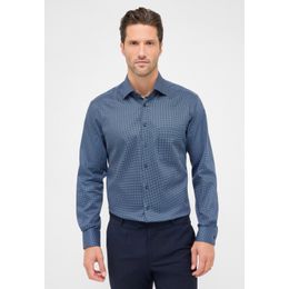 Eterna Herren Langarmhemd "MODERN FIT"rauchblau, Gr. 48, Satin, 100% Baumwolle, Hemden, NON IRON (b&uuml;gelfrei)