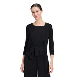 Vera Mont Damen Strickjacke "Damen ohne Verschluss", schwarz, Gr. XL, Strick, Obermaterial: 80% Viskose, 20% Polyester, Strickjacken, Glitzer