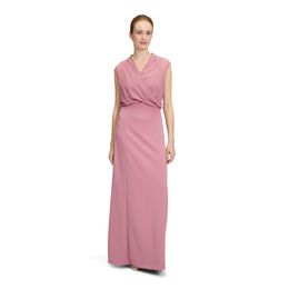 Vera Mont Damen Abendkleid "Damen mit Raffung", rosa, Gr. 48, Obermaterial: 95% Polyester, 5% Elasthan; Futter: 100% Polyester, Kleider, Materialmix