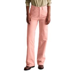 Marc O'Polo Damen Chinohose "aus elastischem Bio-Baumwoll-Mix"rose powder, Gr. 31, MARC O'POLO DENIM, unifarben, Obermaterial: 98% Baumwolle, 2% Elasthan, Hosen