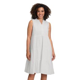 Cartoon Damen Spitzenkleid "Damen mit Lochmuster", wei&szlig;, Gr. 42, Spitze, Obermaterial: 100% Baumwolle. Futter: 100% Baumwolle, Kleider, Design