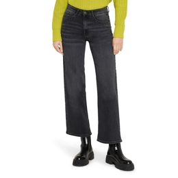 BETTY & CO BETTY & CO Damen High-waist-Jeans "Damen mit Strass", blau, Gr. 40, Obermaterial: 71% Baumwolle, 16% Polyester, 11% Modal, 2% Elasthan, Jeans