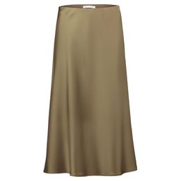 BETTY & CO BETTY & CO Damen Midirock "Damen mit elastischem Bund", gr&uuml;n, Gr. 38, Satin, Obermaterial: 96% Polyester, 4% Elasthan, R&ouml;cke