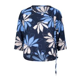 BETTY & CO BETTY & CO Damen Shirtbluse "Damen mit Print", blau, Gr. 36, Obermaterial: 56% Viskose, 44% Baumwolle, Blusen