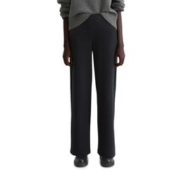 Marc O'Polo MARC O'POLO Damen Jerseyhose "aus Organic Cotton-Mix"dunkelgrau, Gr. 40, unifarben, Obermaterial: 91% Baumwolle, 8% Polyester, 1% Elasthan, Hosen