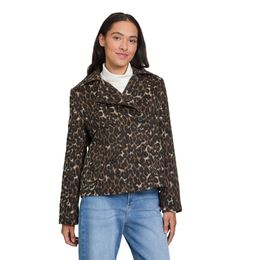 Cartoon Damen Kurzblazer "Damen mit Taschen", braun, Gr. 34, Obermaterial: 95% Polyester, 3% Polyacryl, 2% Viskose, Blazer