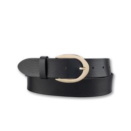 Bernd G&ouml;tz Lederg&uuml;rtel BERND G&Ouml;TZ "Lederg&uuml;rtel mit hochwertiger Goldschlie&szlig;e, Business & Casual", Damen, Gr. 105, schwarz, Rindsleder, G&uuml;rtel Lederg&uuml;rtel