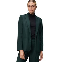 Zero Damen Jackenblazer "Damen mit Paspeltaschen", gr&uuml;n, Gr. 42, unifarben, Twill, 84% Polyester, 14% Viskose, 2% Elastan, Blazer, Plain/ohne Details
