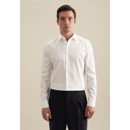 Seidensticker Damen Businesshemd "Schwarze Rose"wei&szlig;, Gr. 41, unifarben, 100% Baumwolle, Hemden, X-Slim 1/1 Extra lang Kentkragen Uni