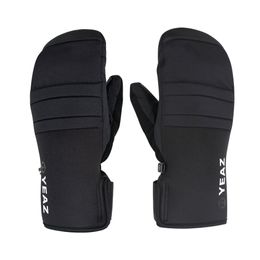 YEAZ Skihandschuhe "Fausthandschuhe POW", 8, schwarz, Handschuhe