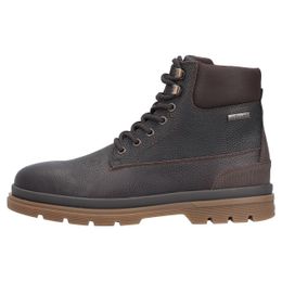 Winterstiefelette Rieker, Herren, Gr. 43, kastanie, Leder, Basic, Schuhe Winterstiefelette, Winterboots, Schn&uuml;rboots, Profilsohle, mit RiekerTEX-Membran