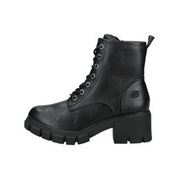 Damen Schn&uuml;rstiefelette "Dockers by Gerli Stiefelette Lederimitat", Dockers by Gerli, Gr. 40, schwarz, Lederimitat, Schuhe