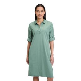 Vera Mont Damen Hemdblusenkleid "Damen mit Taschen", gr&uuml;n, Gr. 36, Obermaterial: 75% Baumwolle, 22% Polyamid, 3% Elasthan, Kleider, Form