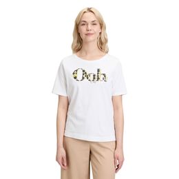 Betty Barclay Damen Kurzarmshirt "Damen mit Placement", beige, Gr. 36, Jersey, Obermaterial: 100% Baumwolle, Shirts, Placement