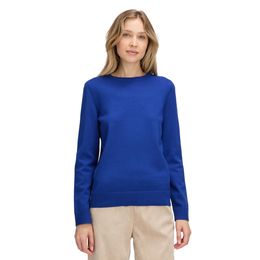 Betty Barclay Damen Strickpullover "Damen mit Rundhalsausschnitt", blau, Basic, Gr. 36, Strick, Obermaterial: 55% Viskose, 30% Polyester, 15%
