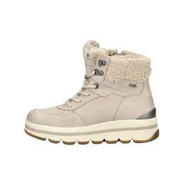 Tom Tailor Damen Schn&uuml;rstiefelette "Tom Tailor Stiefelette Lederimitat/Textil", Gr. 37cream, Lederimitat, Textil, Schuhe