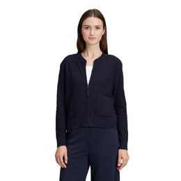 BETTY & CO BETTY & CO Damen Strickjacke "Damen mit Rei&szlig;verschluss", blau, Gr. 46, Strick, Obermaterial: 50% Viskose, 30% Polyester, 20% Polyamid, Strickjacken