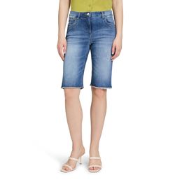 Betty Barclay Damen Jeansshorts "Damen mit aufgesetzten Taschen", blau, Gr. 48, Obermaterial: 83% Baumwolle, 15% Polyester, 2% Elasthan, Jeans