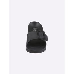 Fashy Damen Badepantolette, Gr. 38, schwarz, Schuhe