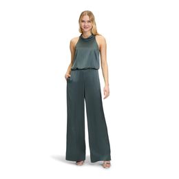 Vera Mont Damen Overall "Damen mit Taschen", grau, festlich, Gr. 42, Satin, Obermaterial: 98% Polyester, 2% Elasthan; Futter: 100% Polyester,
