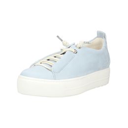 Paul Green Damen Plateausneaker "Paul Green Sneaker Nubukleder", Gr. 42,5blau, Nubukleder, Schuhe