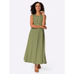 Casual Looks Damen A-Linien-Kleid "Sommer-Kleid", gr&uuml;n, Gr. 36, unifarben, 95% Polyester, 5% Elasthan, Kleider