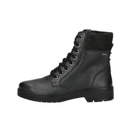 Legero Damen Schn&uuml;rstiefelette "Legero Stiefelette Leder", Gr. 37, schwarz, Leder, Schuhe