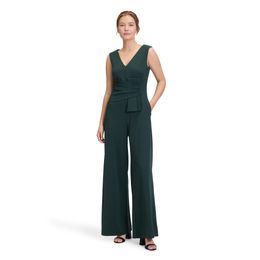 Vera Mont Damen Overall "Damen mit weitem Bein", gr&uuml;n, Gr. 38, Cr&ecirc;pe, Obermaterial: 95% Polyester, 5% Elasthan; Futter: 100% Polyester, Overalls