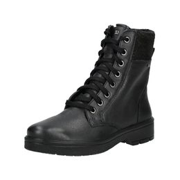 Legero Damen Schn&uuml;rstiefelette "Legero Stiefelette Leder", Gr. 37,5, schwarz, Leder, Schuhe