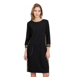 Betty Barclay Damen Jerseykleid "Damen mit Eingrifftaschen", schwarz, Gr. 38, Obermaterial: 70% Viskose, 25% Polyester, 5% Elasthan; Besatz: 70%